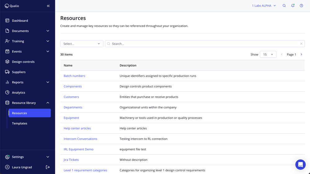 Quality Data Management Software Solution — Qualio